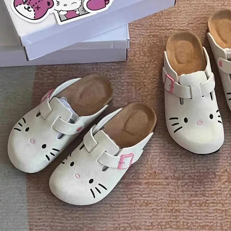 Womens Kawaii Aesthetic Hello Kitty Clogs Sandals – The Kawaii Factory