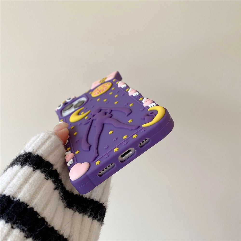 Harajuku Kawaii Sailor Moon Inspired Purple iPhone Case – The Kawaii ...