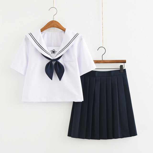 Sakura Japanese High School Uniform - Navy Blue – The Kawaii Factory