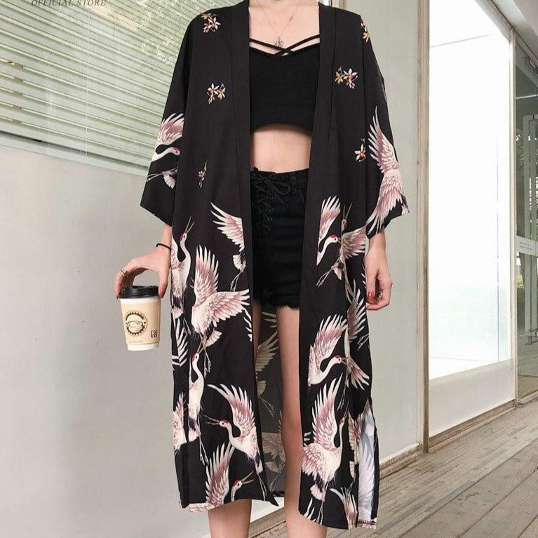 Harajuku Japanese Style Kimono Cardigan – The Kawaii Factory